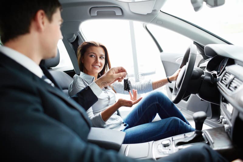Confident learner driver stock image. Image of confident - 28932337