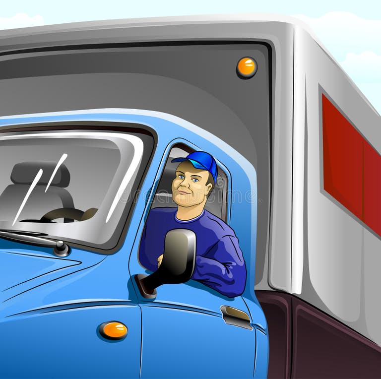 Lorry Driver Stock Illustrations – 7,311 Lorry Driver Stock ...