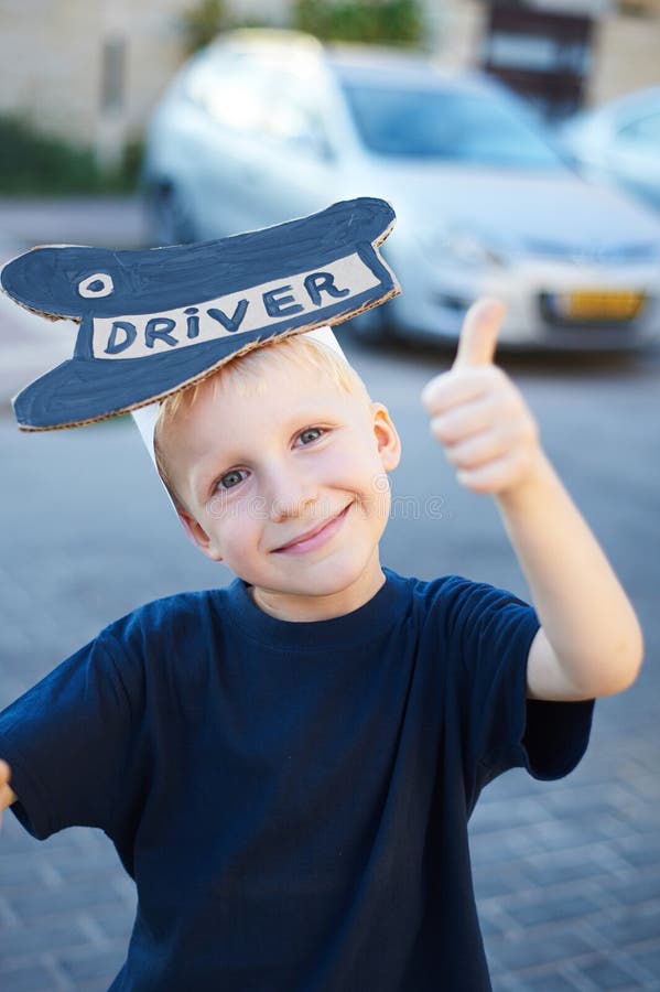 Driver boy stock image. Image of cheerful, small, blur - 60588753