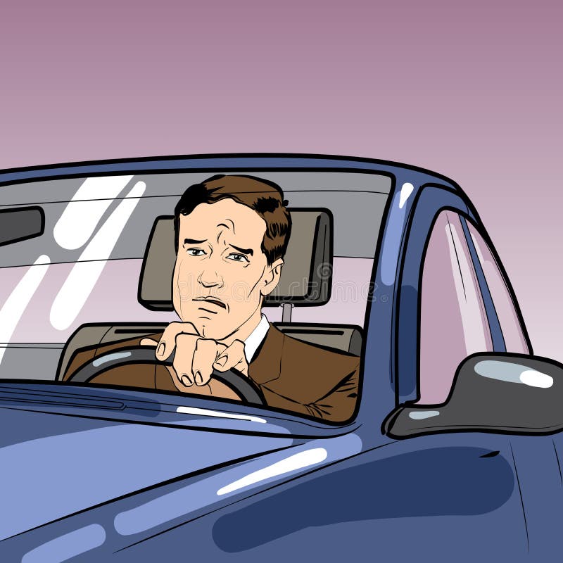Sad Person Driving Stock Illustrations – 55 Sad Person Driving Stock ...
