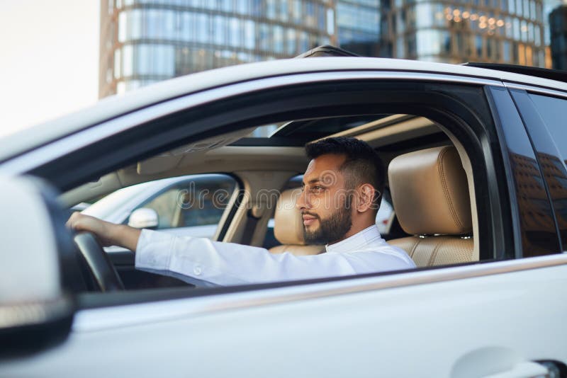 Driver driving car stock image. Image of transportation - 197555113
