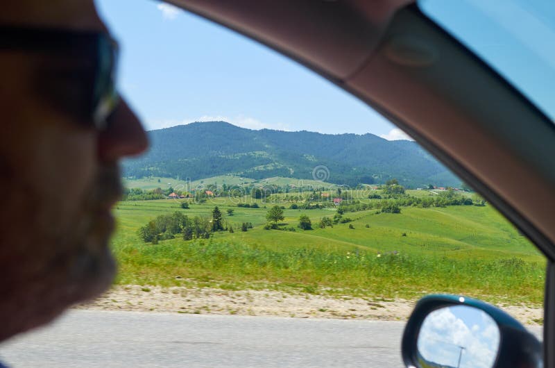 Driver while driving stock image. Image of motion, direction - 164483017