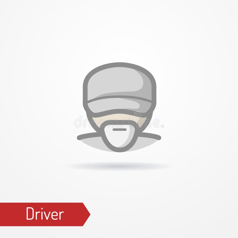 Driver face icon stock illustration. Illustration of container - 114507971