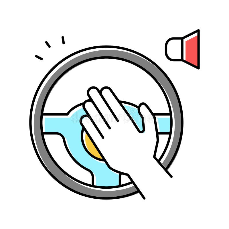 Driver Honking Stock Illustrations – 97 Driver Honking Stock ...