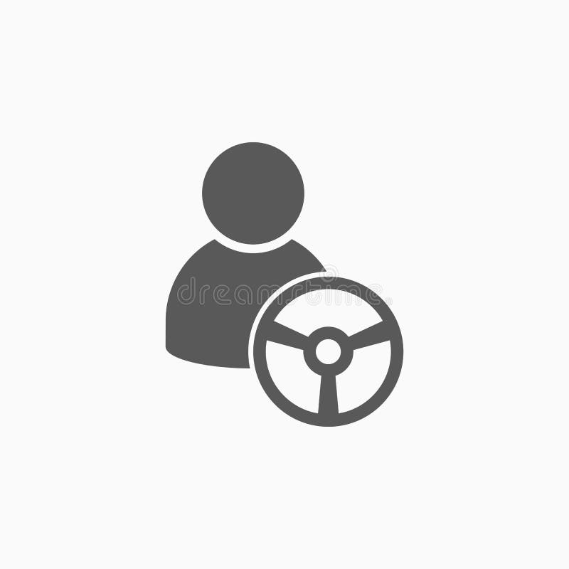 Driver Icon, Transport, Vehicle, Automobile, Worker Stock Vector ...