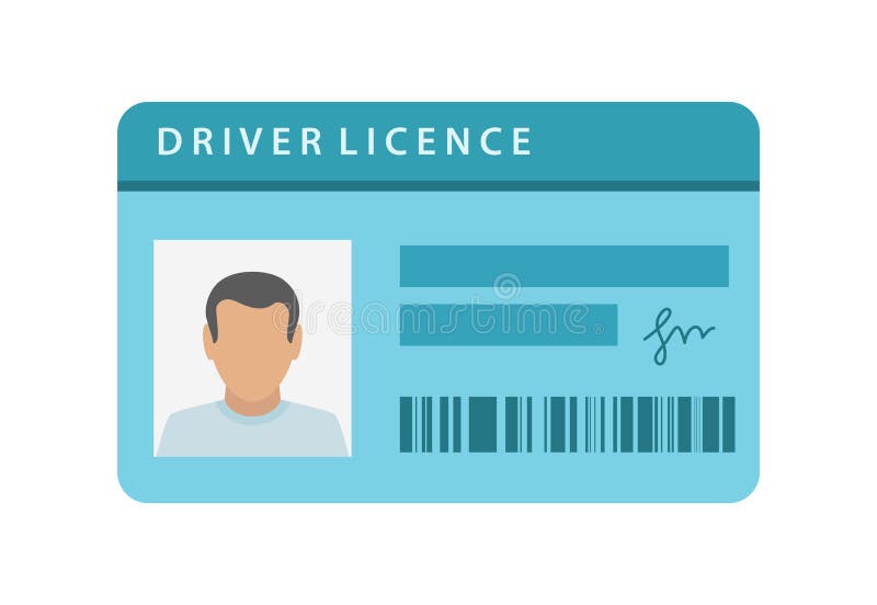 Driver Licence Icon. Driver Id Card Vector License Stock Vector ...