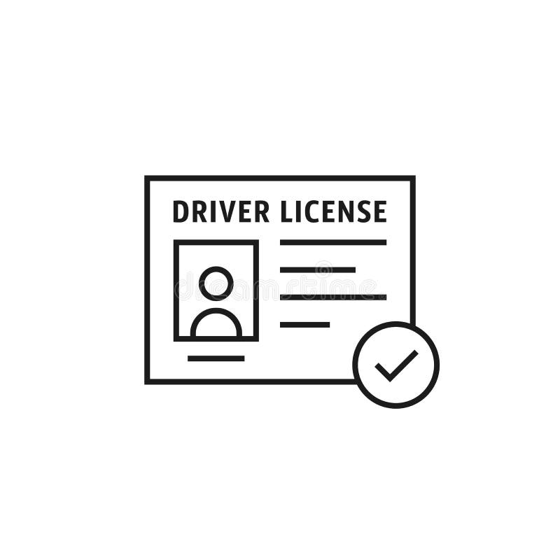 Driver License Icon Stock Illustrations – 4,721 Driver License Icon ...