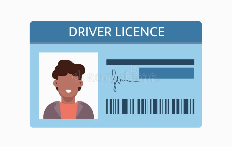 Driver Licence Icon. Driver Id Card Vector License Stock Vector ...