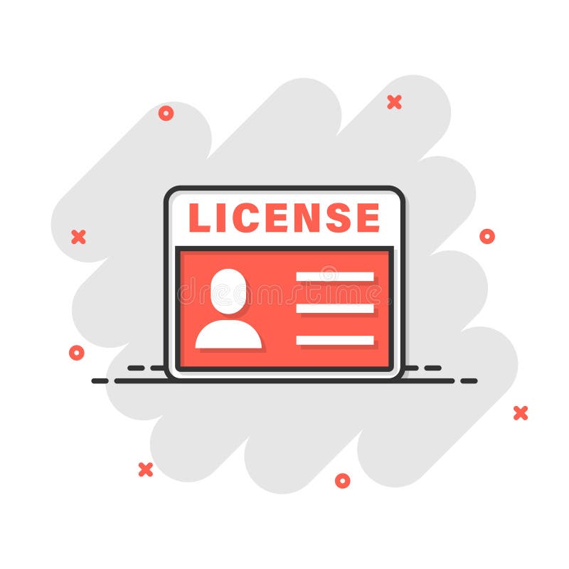 Cartoon Driver License Stock Illustrations – 777 Cartoon Driver License ...