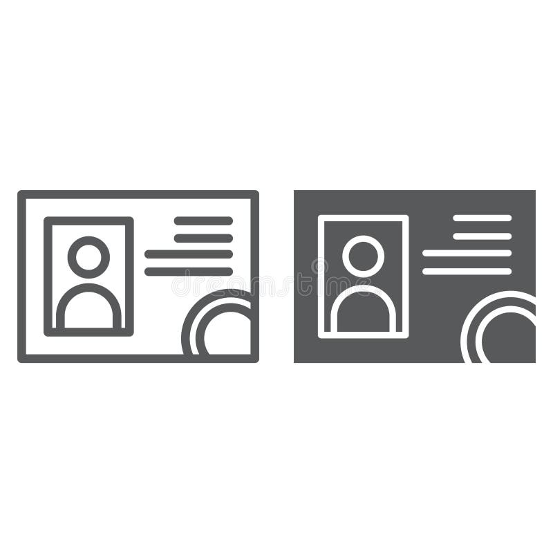 Identification Documents Stock Illustrations – 927 Identification ...