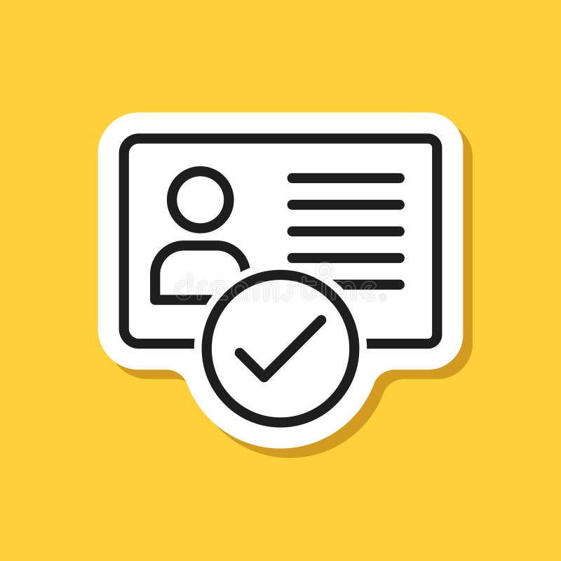 Driver License Icon Sticker Stock Illustrations – 174 Driver License ...