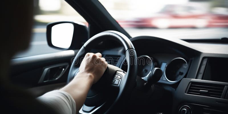 A Driver Participating in a Defensive Driving Course, Set Against a ...