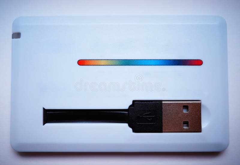 Driver Plastic Card with Usb Dongle Tech Background Stock Photo - Image ...