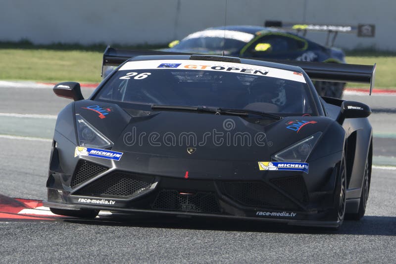 Driver PROCZYK. Lamborghini Gallardo Rex GT3 Editorial Photo - Image of ...