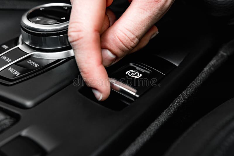 Driver Push or Pull Electric Electronic Parking Brake with Auto-hold on ...