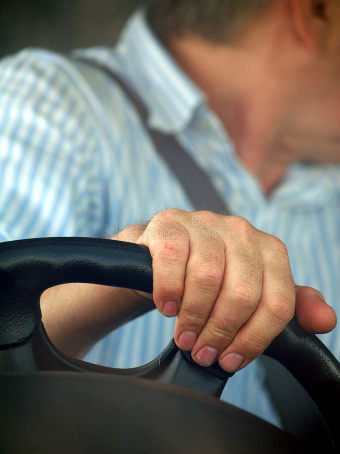 Driver Reversing a Car stock photo. Image of belt, safety - 5264986