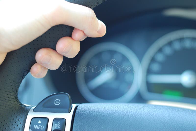 Driver s hand stock photo. Image of hand, panel, driving - 5686672