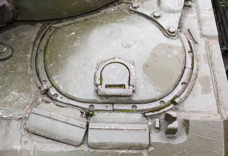 Driver S Hatch Mechanics of the T-54 Stock Image - Image of mechanics ...