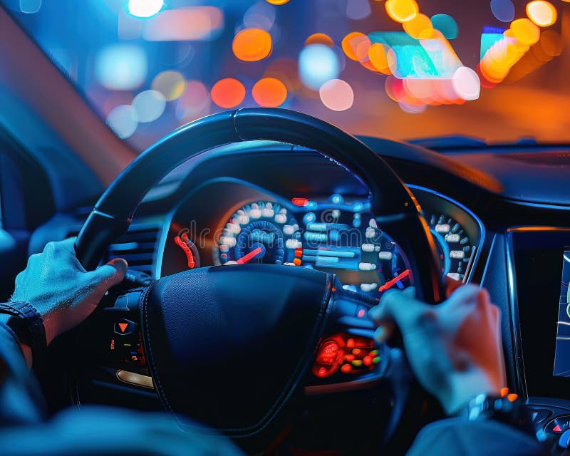 A Drivers Perspective of Driving at Night with City Lights in the ...