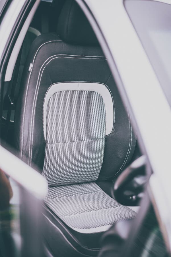 Driver seat of a car stock photo. Image of modern, interior - 199438958