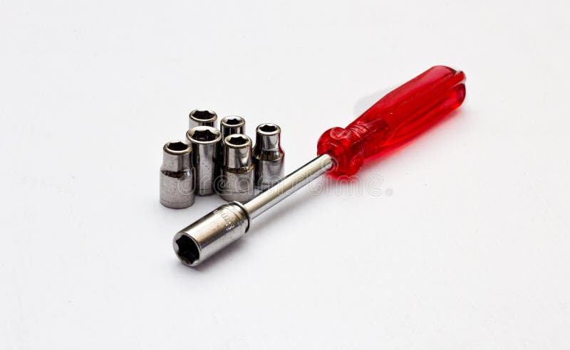 Driver With Socket Set Stock Photo - Image: 24455180