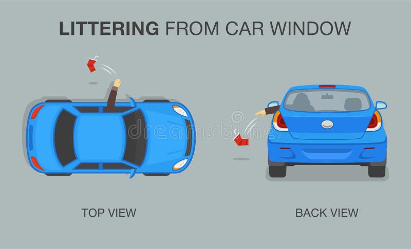 Car Out Throwing Window Stock Illustrations – 22 Car Out Throwing ...