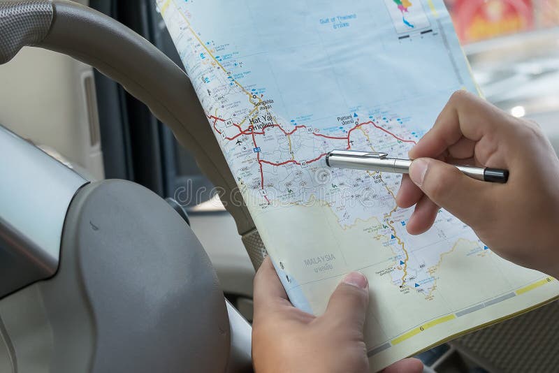 Driver Using Mapchart Stock Photos - Free & Royalty-Free Stock Photos ...