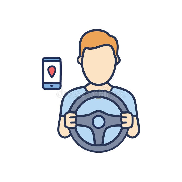 Driver Phone Icon Stock Illustrations – 4,131 Driver Phone Icon Stock ...