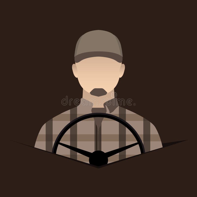 Driver. Vector Illustration Decorative Design Stock Vector ...