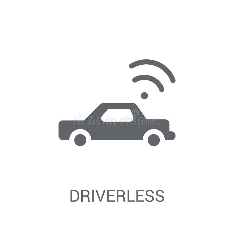Driverless Autonomous Car Icon. Trendy Driverless Autonomous Car Stock ...