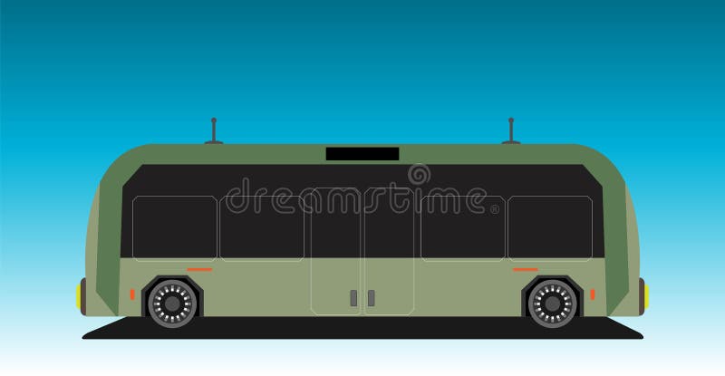 Autonomous Bus Background Stock Illustrations – 251 Autonomous Bus ...