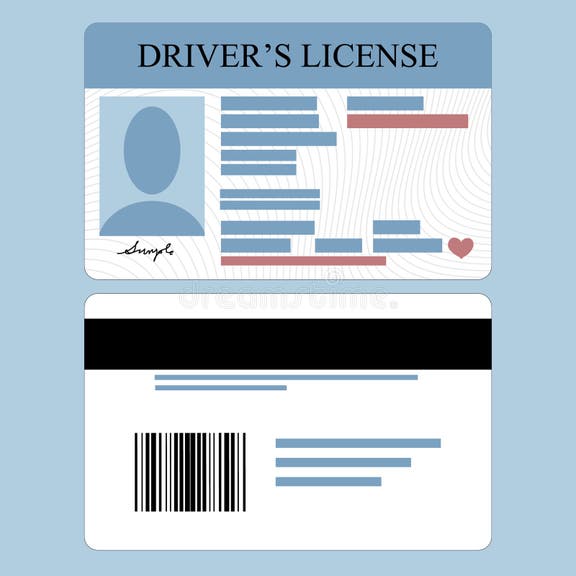 License Front Stock Illustrations – 1,299 License Front Stock ...