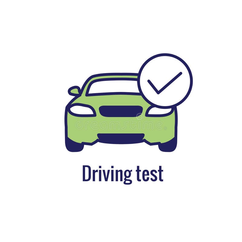 Drivers Test and License Icon Set and - Web Header Banner Stock Vector ...