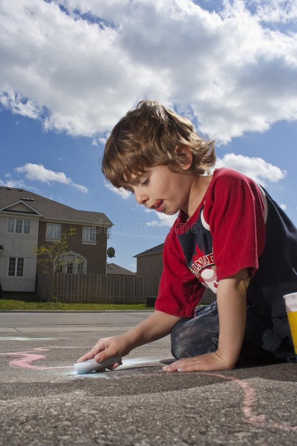 Driveway Chalk stock photo. Image of home, parking, black - 14312900