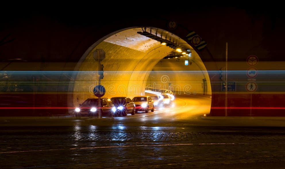 Driveway at night stock photo. Image of night, forward - 3349502