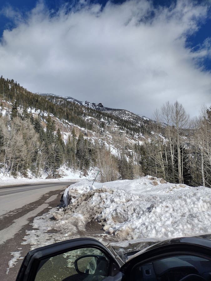 While Driving To Colorado To Live Happy Life Stock Photo - Image of ...