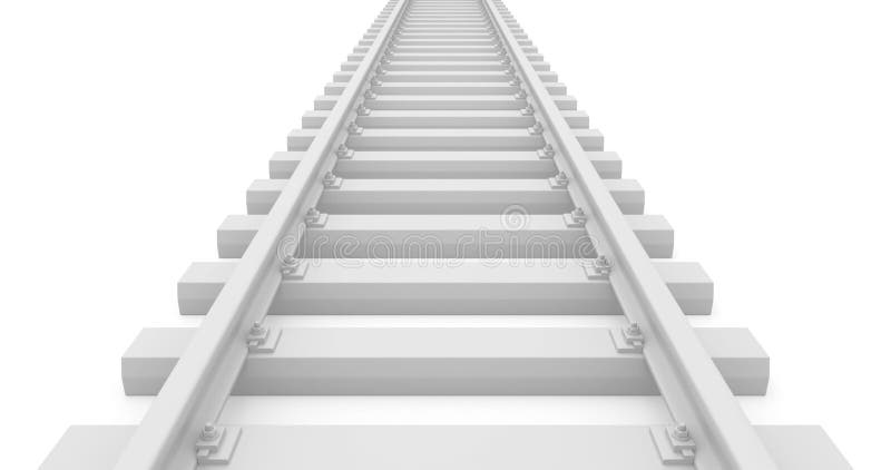 Driving Along Clay Render of Railroad Stock Footage - Video of closeup ...