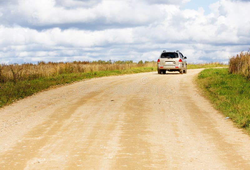 Driving away stock image. Image of field, landscape, sunny - 21317713