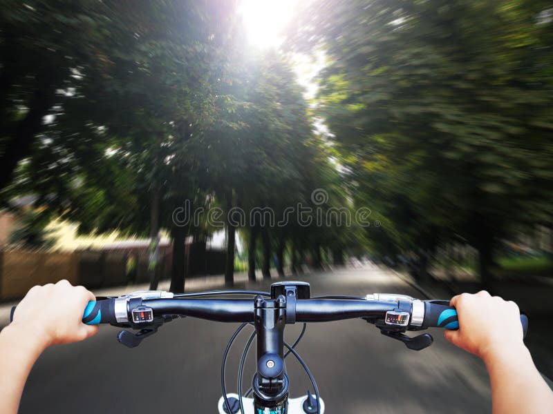 Driving bicycle stock photo. Image of nature, adventure - 51863226