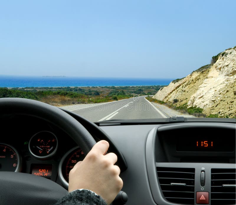 Driving a car stock image. Image of speed, trip, woman - 13514085