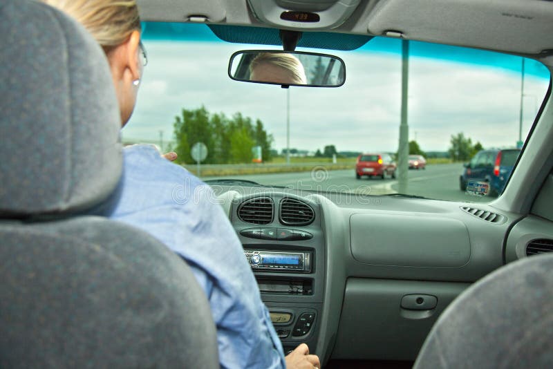 Driving a car stock image. Image of relaxation, driver - 15466967