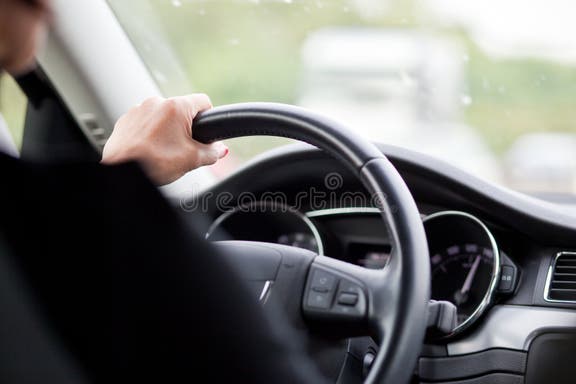 Driving a car stock photo. Image of auto, accident, seat - 16604930