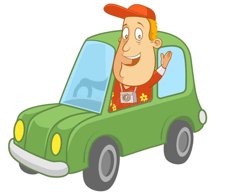 Aggression on the Road - Mad Driver Stock Vector - Illustration of ...