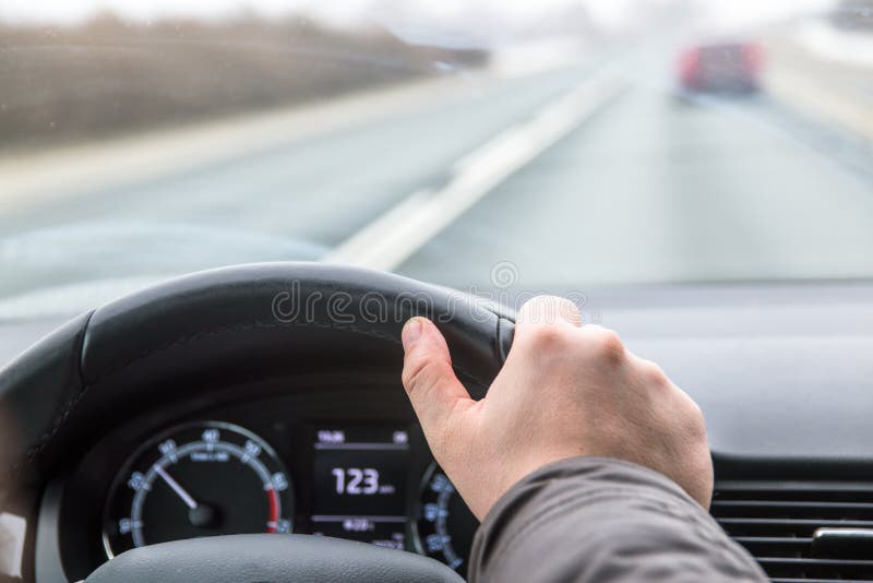 Driving car over speed stock photo. Image of highway - 142592426
