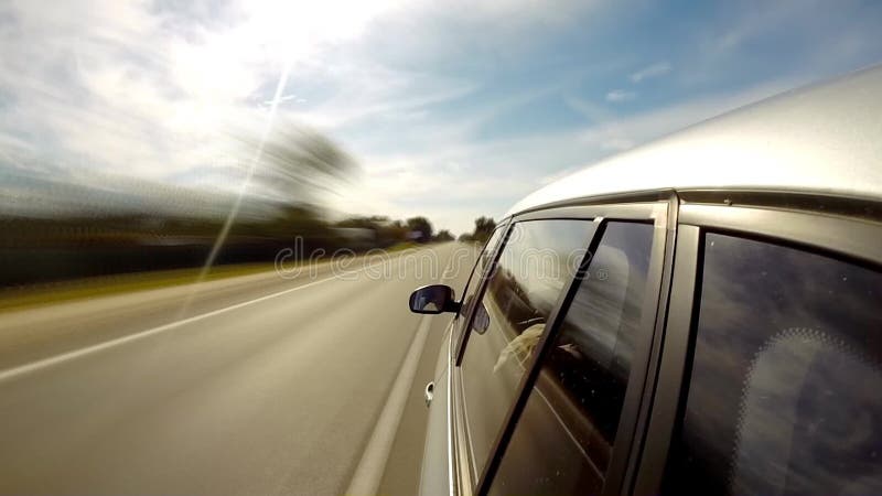 Driving a car. Time Lapse stock video. Video of gopro - 46450079