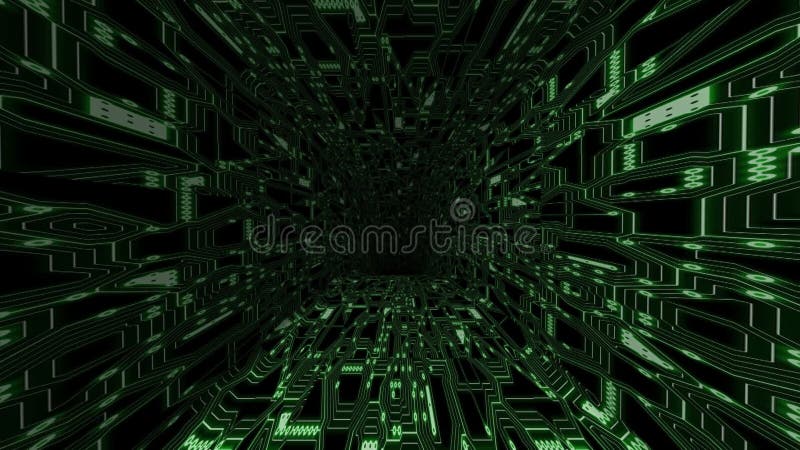Driving through the Circuit Board in a Spiral Pattern Creating a Unique ...