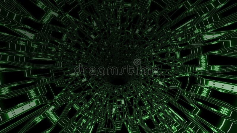 Driving through the Circuit Board in a Spiral Pattern Creating a Unique ...