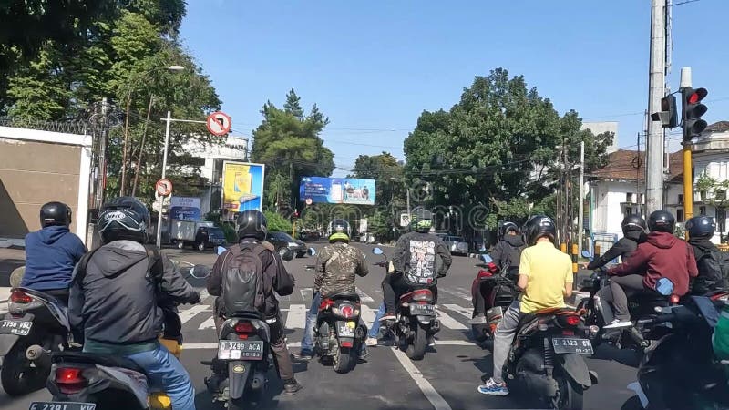 Driving through the City of Bandung in West Java, Indonesia Stock Video ...