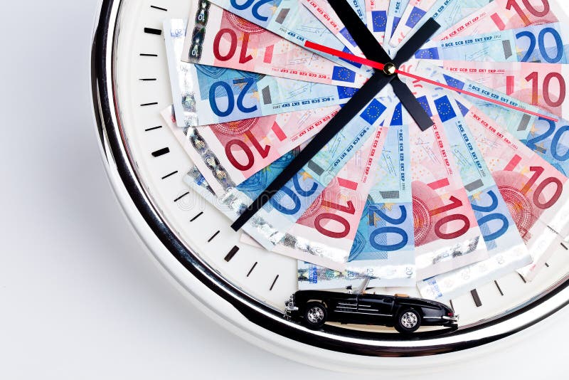 Driving on a clock stock image. Image of punctual, money - 10397095