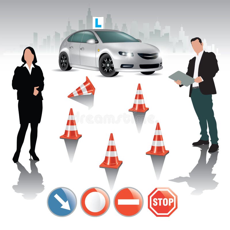 Learner Driver Stock Illustrations – 897 Learner Driver Stock ...